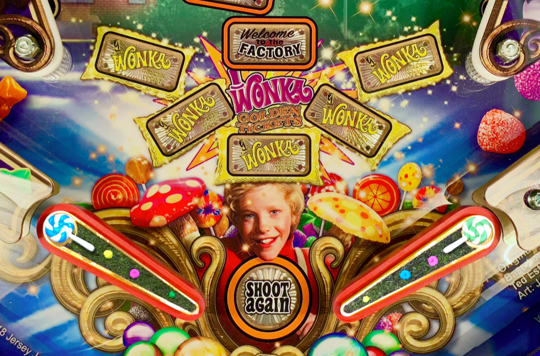 JJP Willy Wonka custom Grass Candy Flipper set. – The Mod Couple